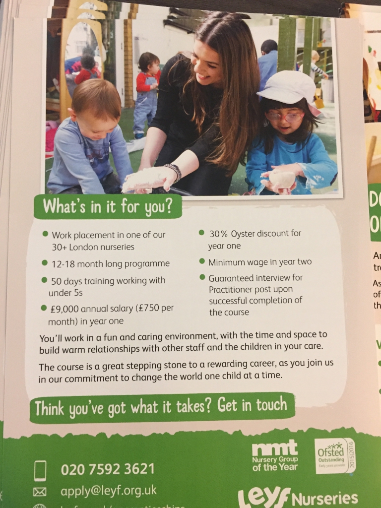 Inspiring the Future of Apprenticeships with London Early Years ...